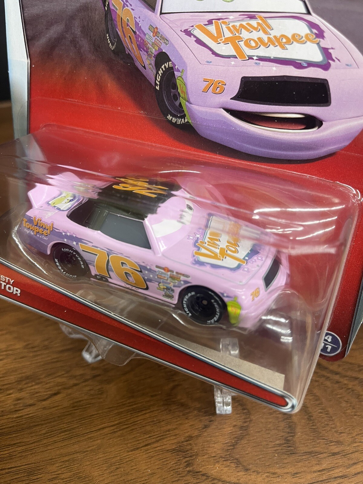 Disney Pixar Cars Crusty Rotor Vinyl Toupee 1:55 Piston Cup Edition ...