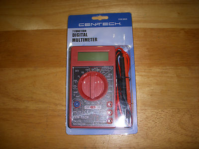Cen-tech 7 function digital multimeter manual test battery - lasopashort