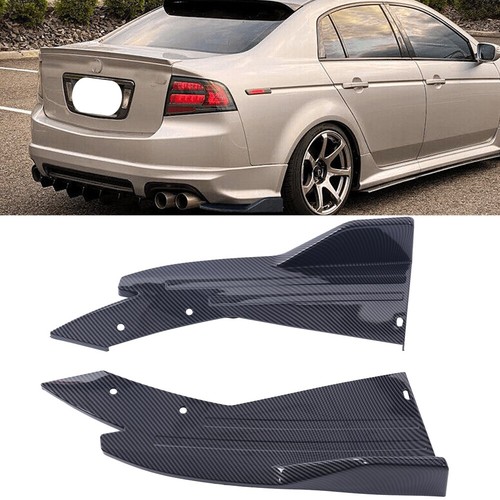 For Acura TL 2004-2008 Rear Bumper Lip Diffuser Splitter Spoiler Carbon ...
