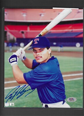 IVAN RODRIGUEZ Texas Rangers Signed Autographed 8X10 PSA COA Photograph ...