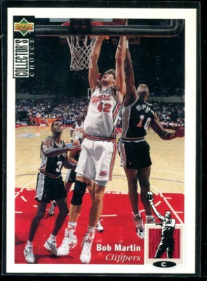 1994 UD Collector's Choice Basketball Bob Martin #48 Los Angeles ...
