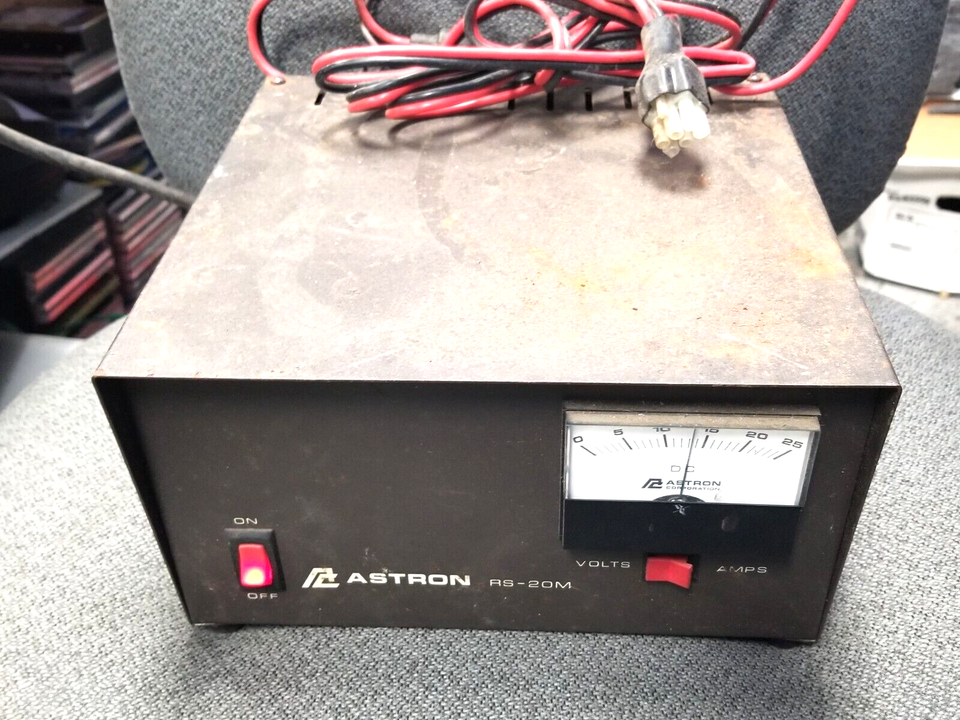Astron RS-20M DC Linear Power Supply w cables | eBay