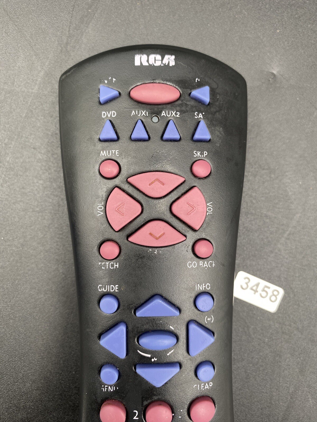 RCA DVD Remote Black Purple Buttons TV CRK76DD1 | eBay