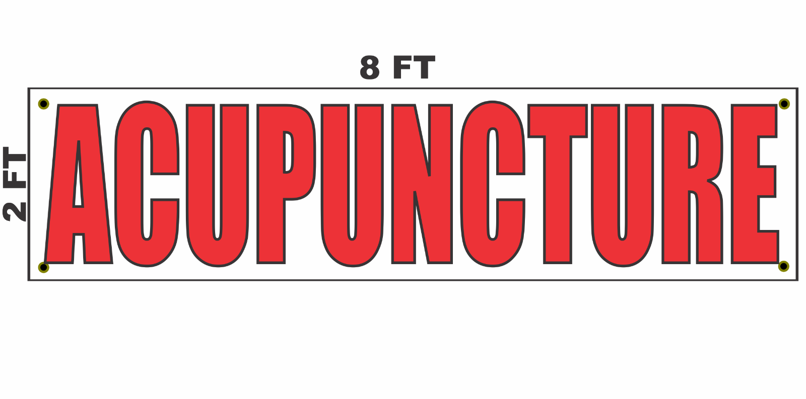 2x8 ACUPUNCTURE Banner Sign for Business Shop Store Front Clinic | eBay