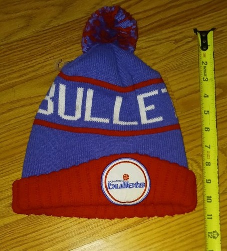 WASHINGTON BULLETS / WIZARDS HAT MITCHELL & NESS STITCHED MENS SIZE ...