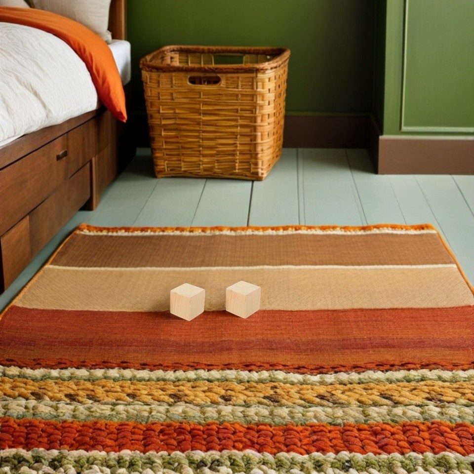 6pcs Bed Risers for Furniture Legs: Table Leg Booster Risers - Wood Bed ...