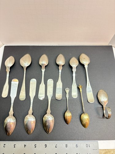 925 - Sterling - Coin Silver Scrap It Or not Spoons - Baby Spoon - 203 ...