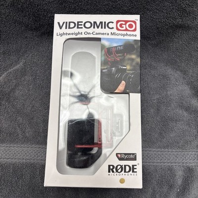 RODE VideoMic GO Lightweight On Camera Microphone Rycote Suspension ...