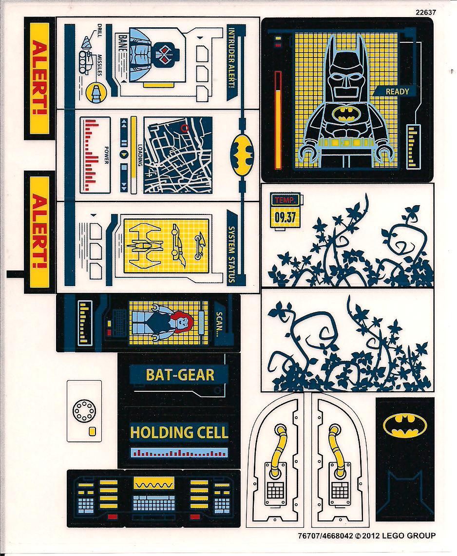 Lego Batman Beyond Decals