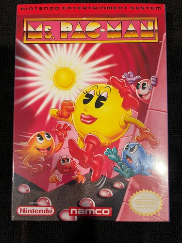 Nintendo Entertainment System NES Sealed Namco Ms. Pac-Man (See ...
