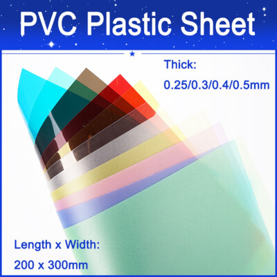 Frosted Flexible PVC Plastic Sheet Color Thin Translucent 0.03-0.4mm ...