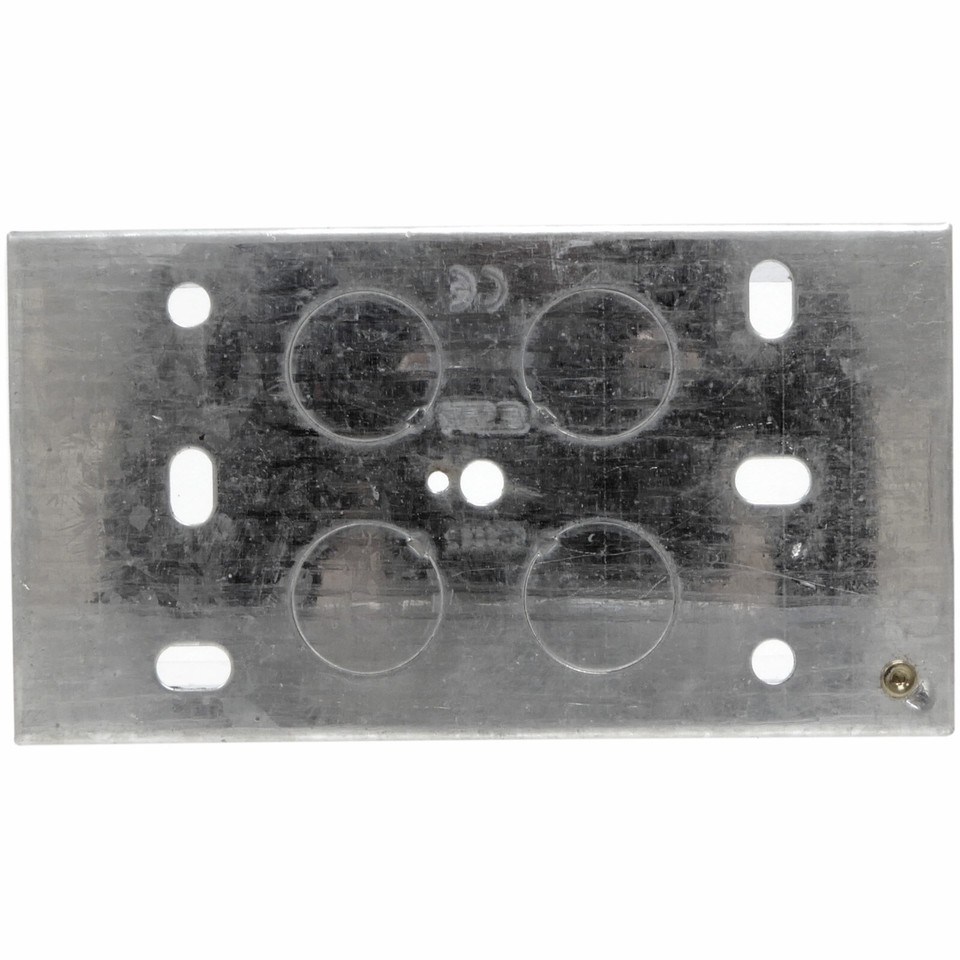 Metal Back Box 25mm 35mm 47mm 1G 2G Dual 1G+1G 2G+1G Galvanised Steel ...