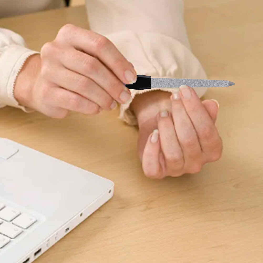 4pcs Double Sided Nail File Stainless Steel Travel Rasp Styling Gel ...