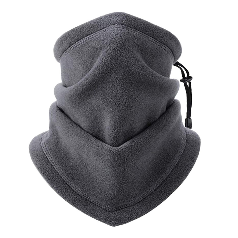 Winter Fleece Neck Warmer Gaiter Balaclava Ski Face Mask Scarf ...