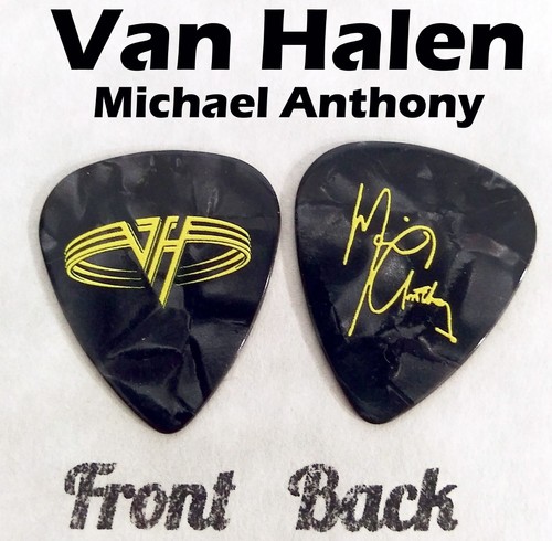 Van Halen Michael Anthony novelty signature guitar pick (W-Q17) | eBay