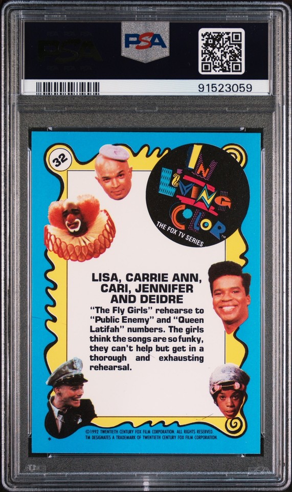 1992 Topps In Living Color Fly Girls Jennifer Lopez Carrie-Ann Inaba ...