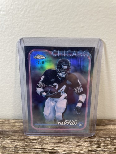 2024 Topps Chrome Football Walter Payton Frozen Fractor -1/0 | eBay