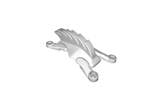 Pinna Anti-Turtle Mohawk per Hyperlite Tooth Fairy Drone FPV Quad ...