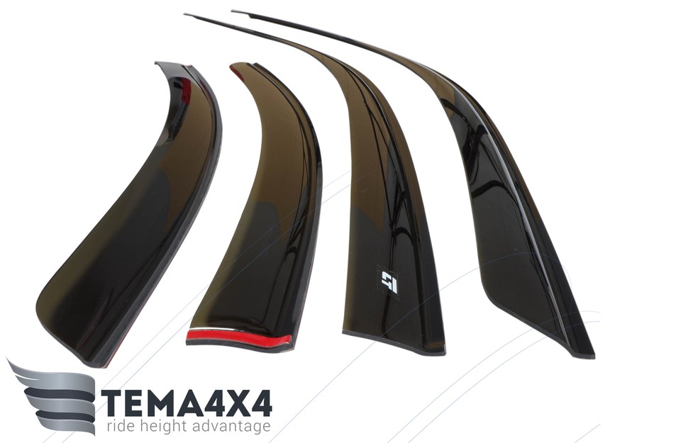 Tape-on Windows Visors Deflector Sun Rain Guardr for BMW 3 Coupe 2d ...