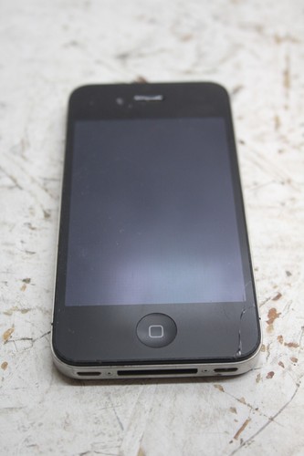 Apple iPhone 4 Black Model A1349 For Parts Only Possibly Working Used ...
