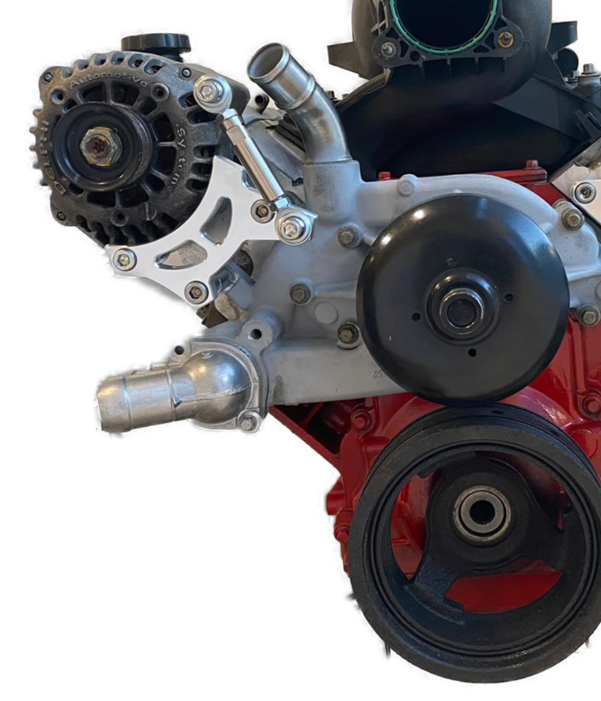 LS Alternator Only All Inclusive Kit Truck Spacing LQ LS2 LS3 LS6 ...