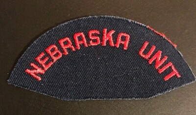 Nebraska Unit - Vintage 4" x 1.75" Patch | eBay