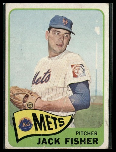 1965 Topps Jack Fisher #93 New York Mets Baseball | eBay