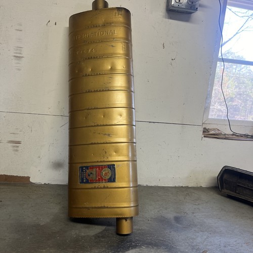 NORS Exhaust Muffler International Parts H7J674 Gold Ford Chevy Dodge ...