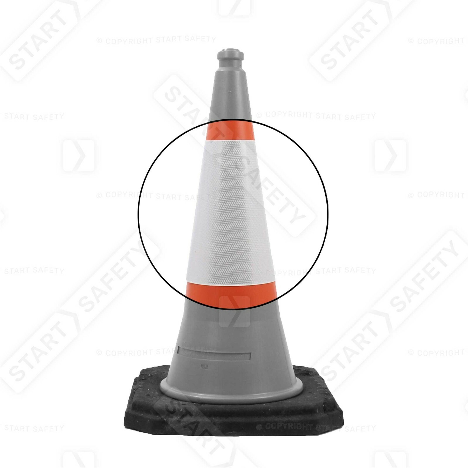Reflective Traffic Cone Sleeves | 5 Pack | For 500mm, 750mm & 1m Cones ...