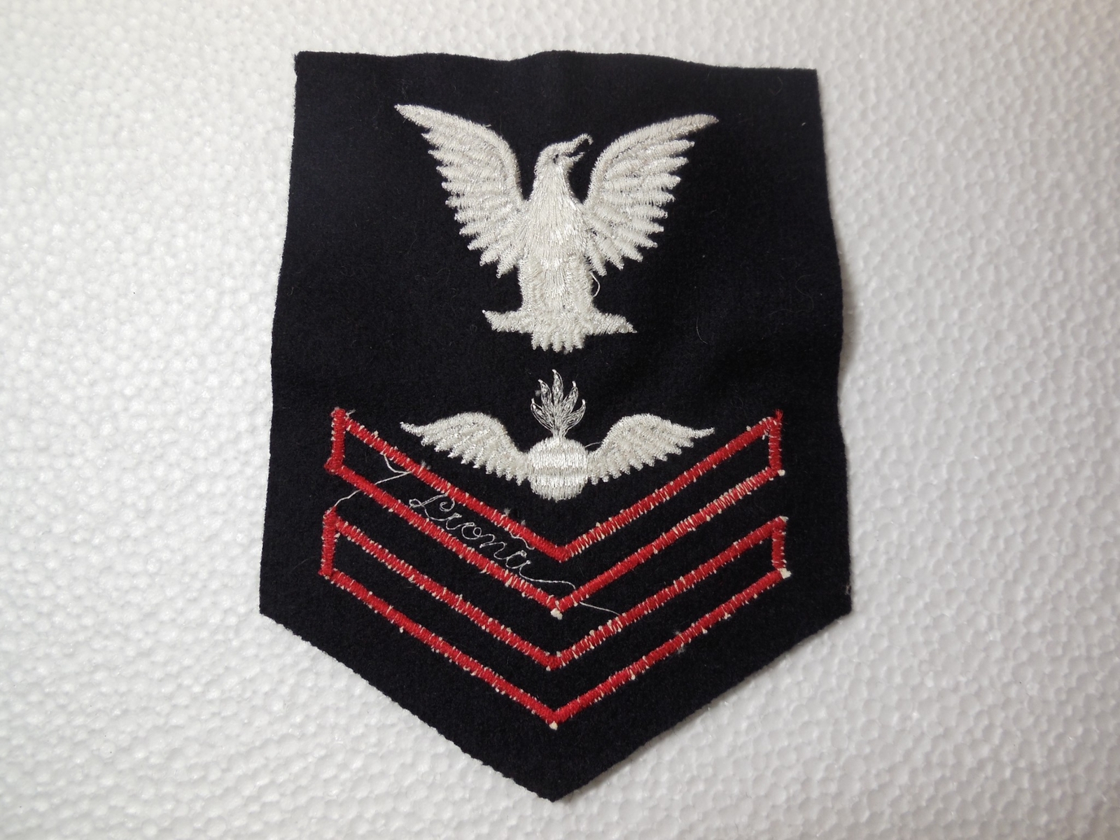 NAVY PETTY OFFICER 2ND CLASS AVIATION ORDNANCEMAN RATE PATCH NOS LIONA ...