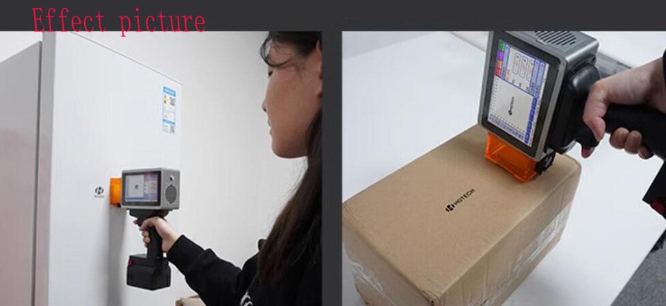 5in Touch Screen Portable Hand-held Laser Coding Printer Batch Expiry ...