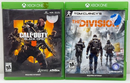 Microsoft XBOX ONE SHOOTER LOT OF 2 COD BO3 Call Of Duty & The Division ...