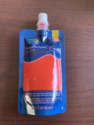 Hello Hobby Red Tempera Paint Nontoxic Paint Kids Washable Paint | eBay