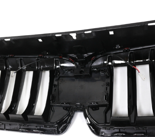 Bumper Grilles Single Slat LED Lights Kidney Center Mesh Grill For X1 ...