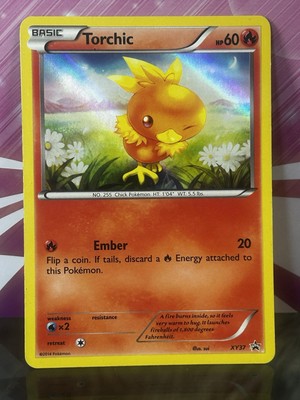 Torchic XY37 Black Star Promos XY Starter Holo Pokémon Trading Card ...