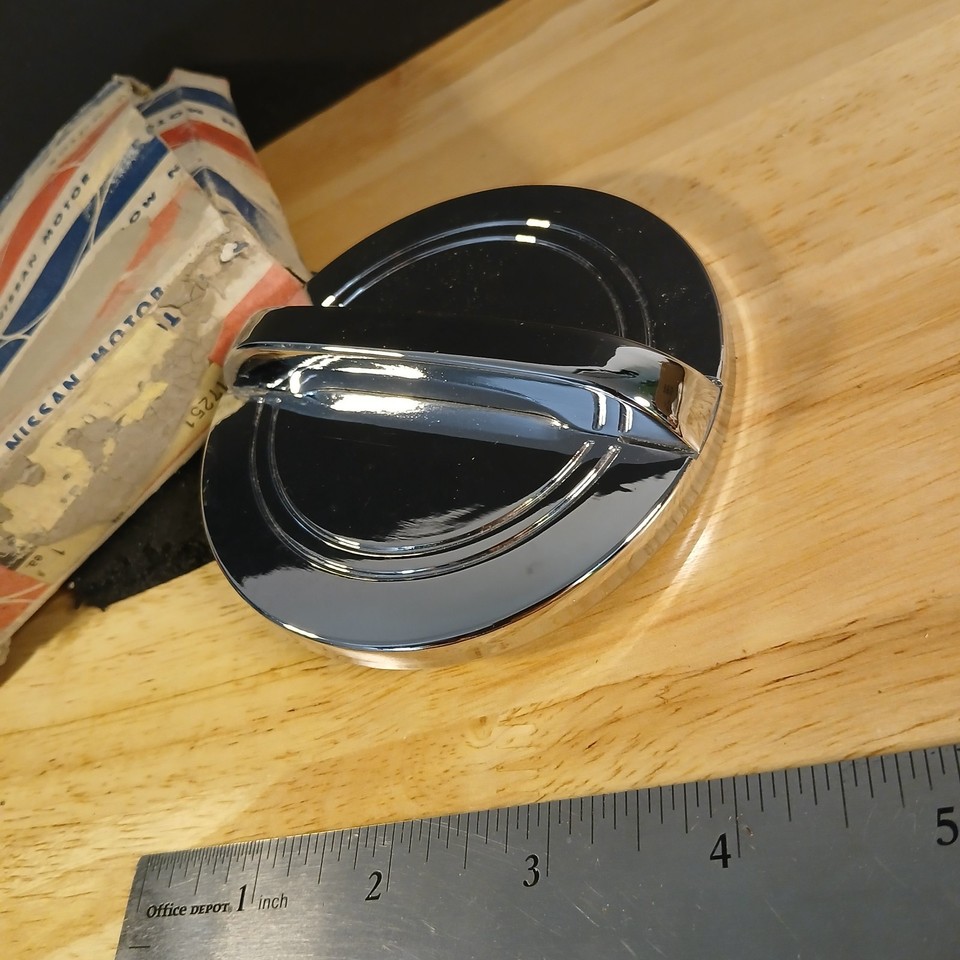 1979 Nissan Datsun 240Z 260Z 280Z Chrome Gas Fuel Cap OEM NOS #17251 ...