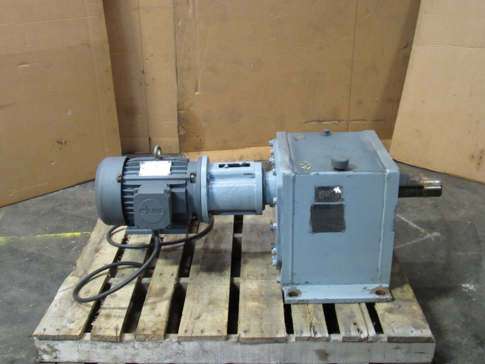FALK ULTRA-MAX MOTOR GEAR DRIVE RK2070FA-3A 129.6:1 RATIO 7.5 HP ...