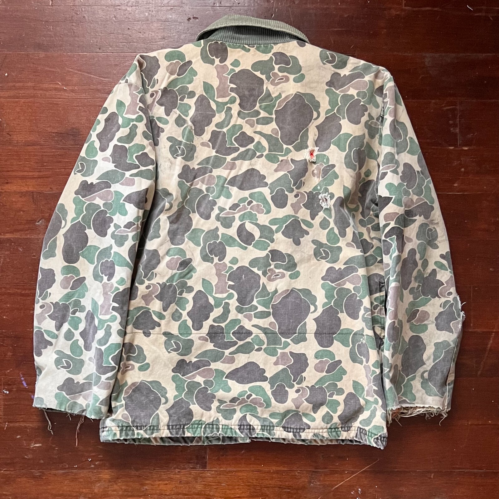 1960's Sears Roebuck Vintage Camo Hunting Shooting Jacket Talon Size L ...