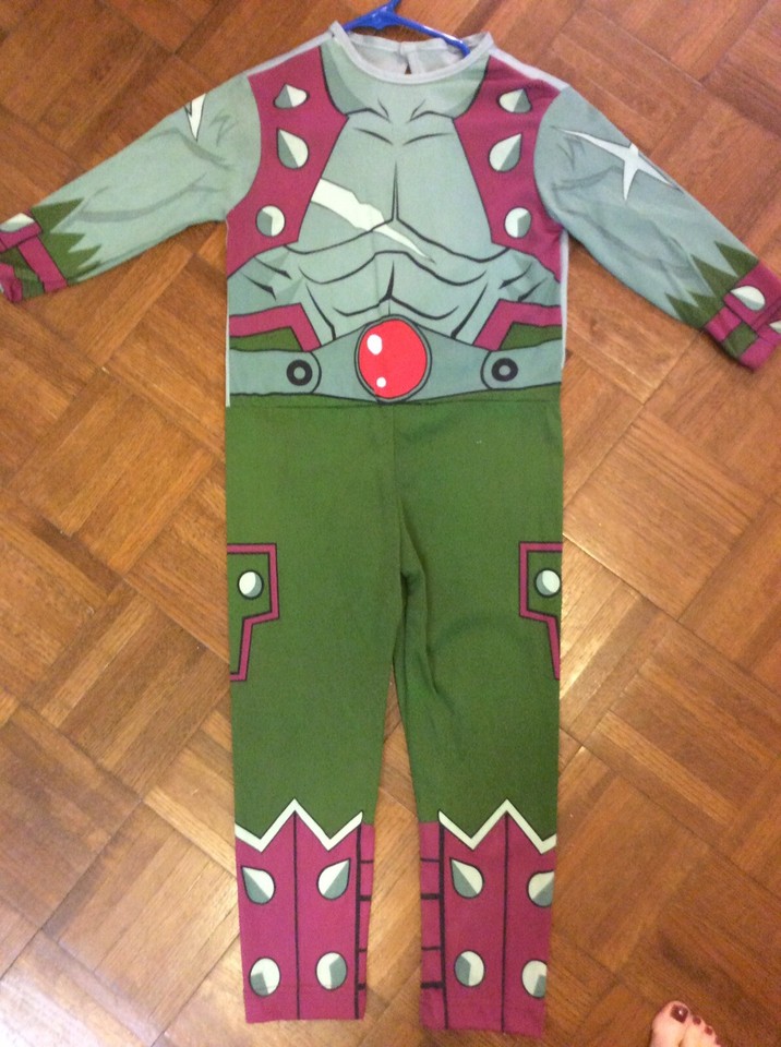 Classic ThunderCats Panthro Costume M 8-10 Boys Halloween Jumpsuit Mask ...