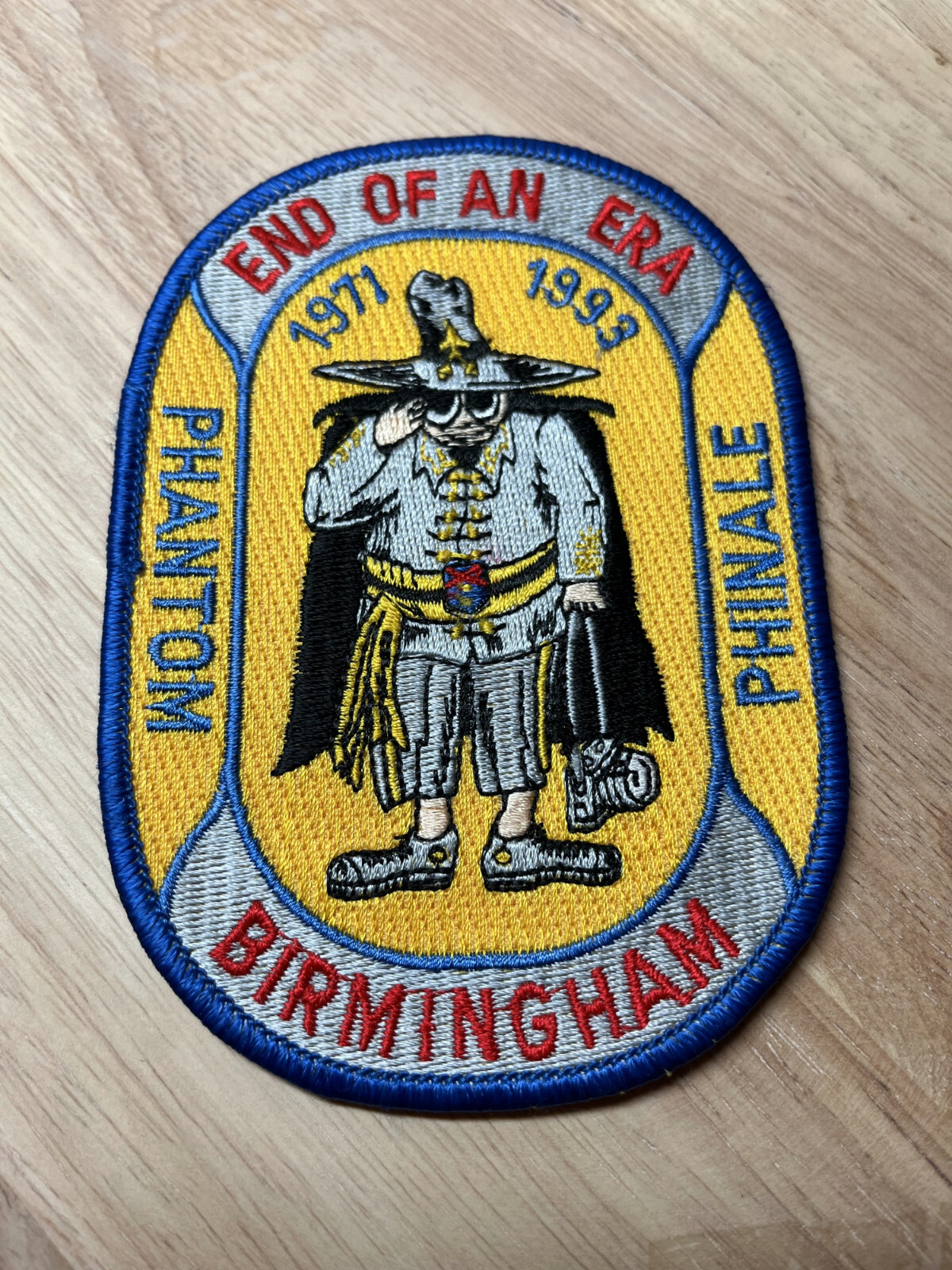 End of an Era Phantom Phinale 1971 1993 Birmingham USAF Patch 4" iron ...