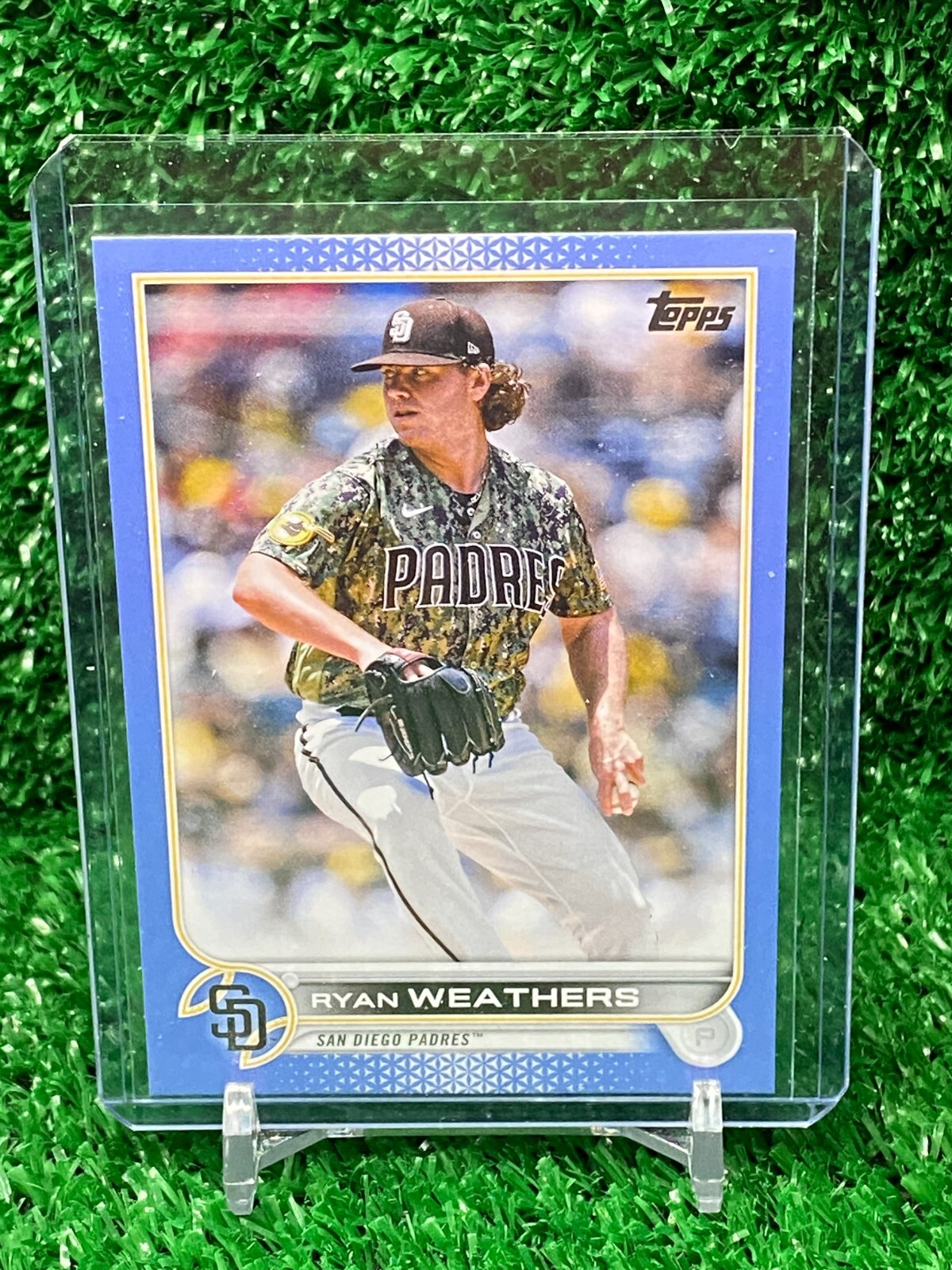 2022 Topps Series 1 - RYAN WEATHERS - Father’s Day Blue #’d 10/50 ...