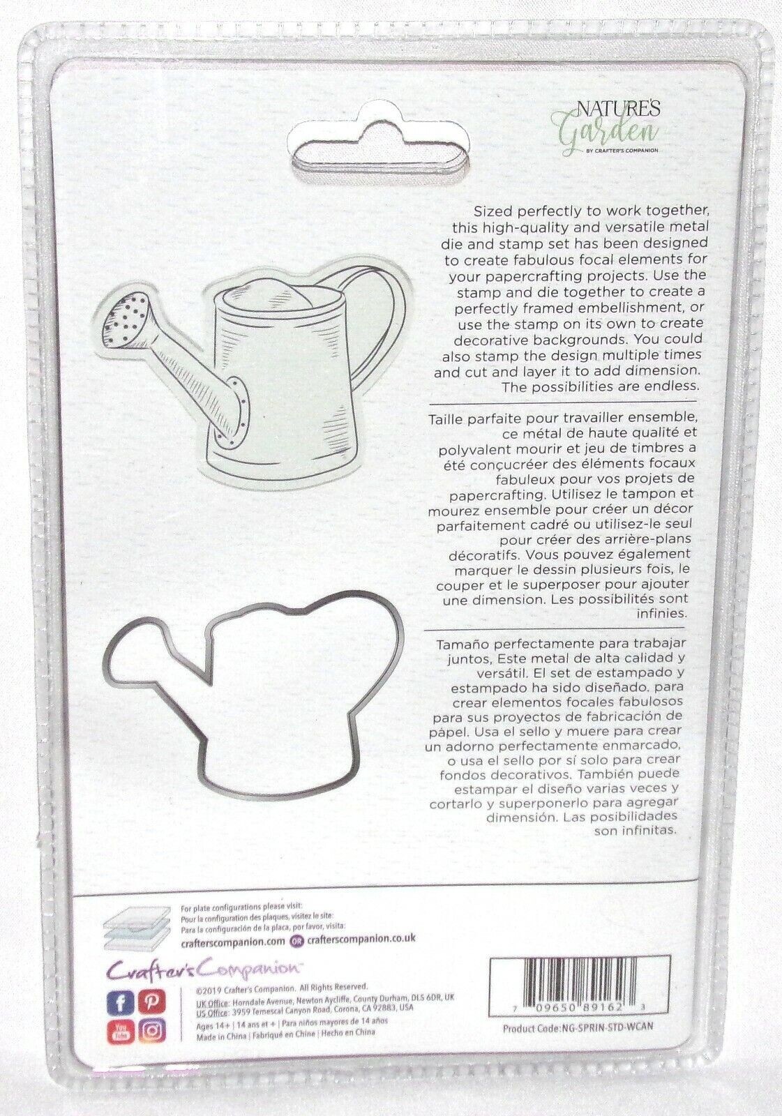 Watering Can Stamp & Die Set Spring is in the Air Collection Crafters ...