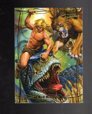 2016 Marvel Masterpieces #15 Joe Jusko GOLD signature card | eBay
