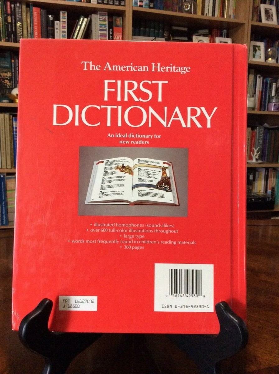 American Heritage Dictionary First Edition