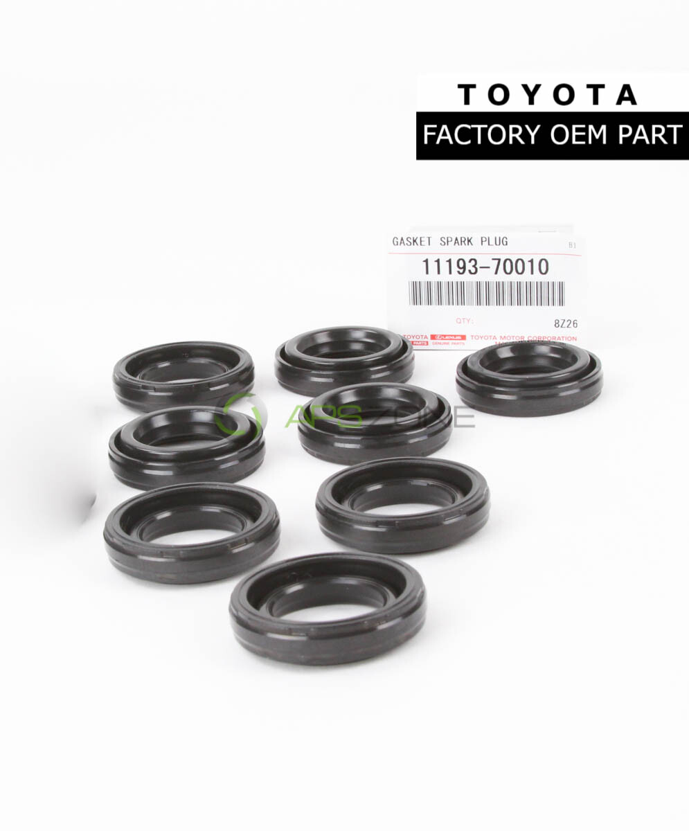 GENUINE TOYOTA 4RUNNER AVALON LEXUS ES300 SPARK PLUG GASKET QTY 8 OEM ...