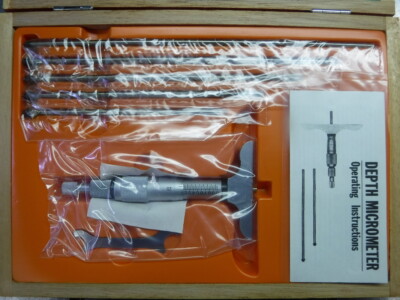 Fowler Premium Depth Micrometer with 2.5" Base 0-6" Range 52-225-020 ...