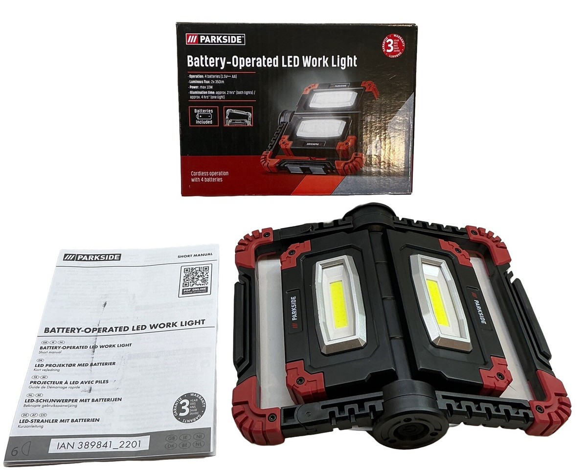 Work Battery Operated Lights AlltroLite 3 Pack LED Work Light