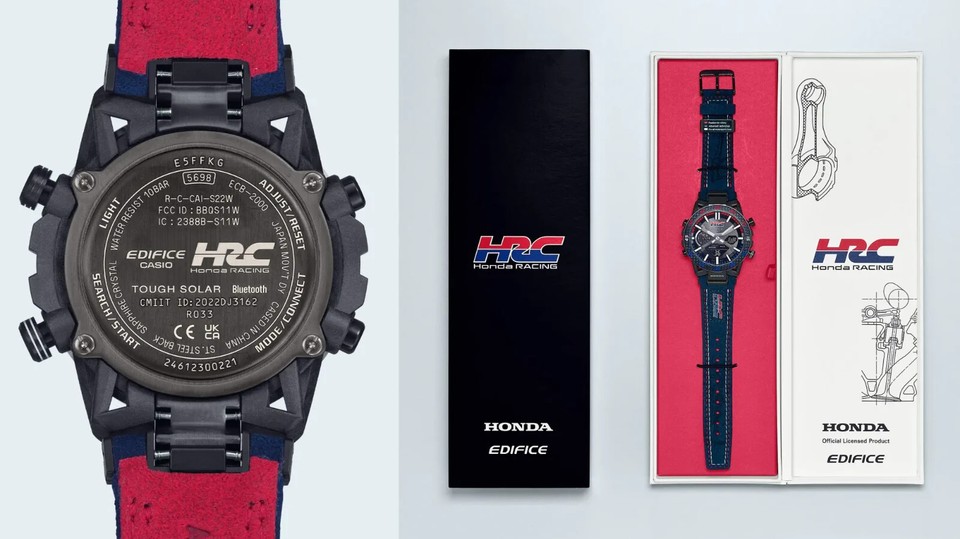 Edifice x HRC Honda Racing Corporation Limited Edition Watch ECB-2000HR ...