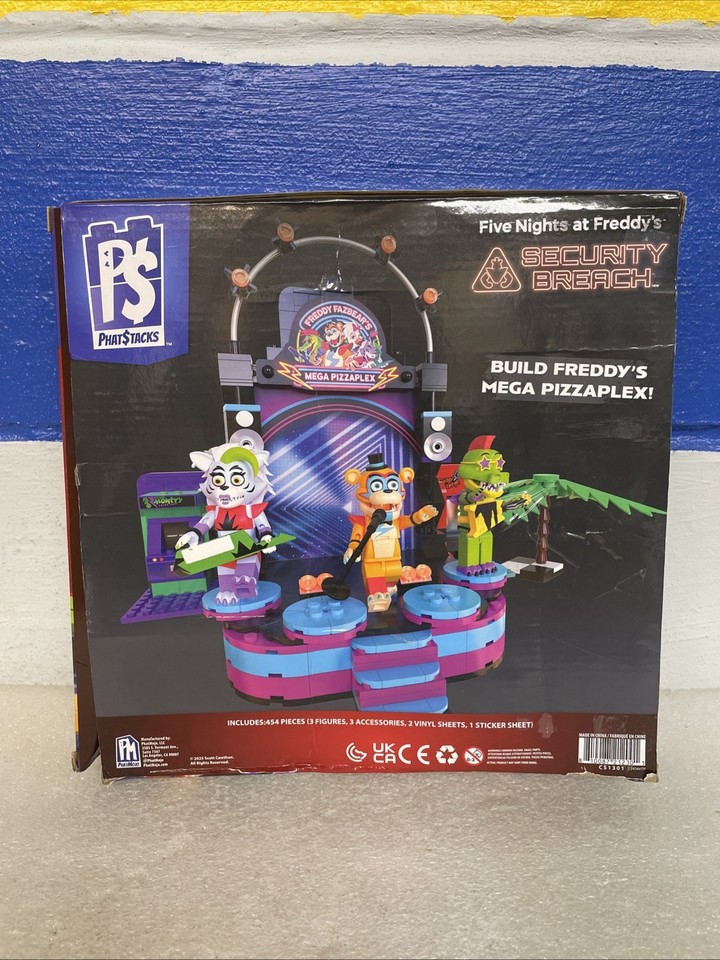 PhatStacks Five Nights at Freddy’s Security Breach Deluxe Buildable Set ...