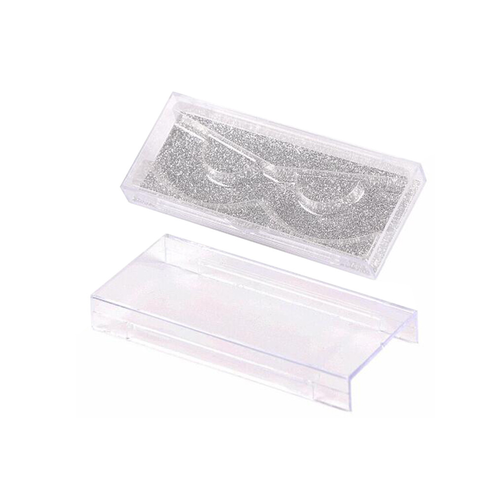 20PCS / 50PCS Professional Sliding-Cover Eyelashes Transparent Cases ...